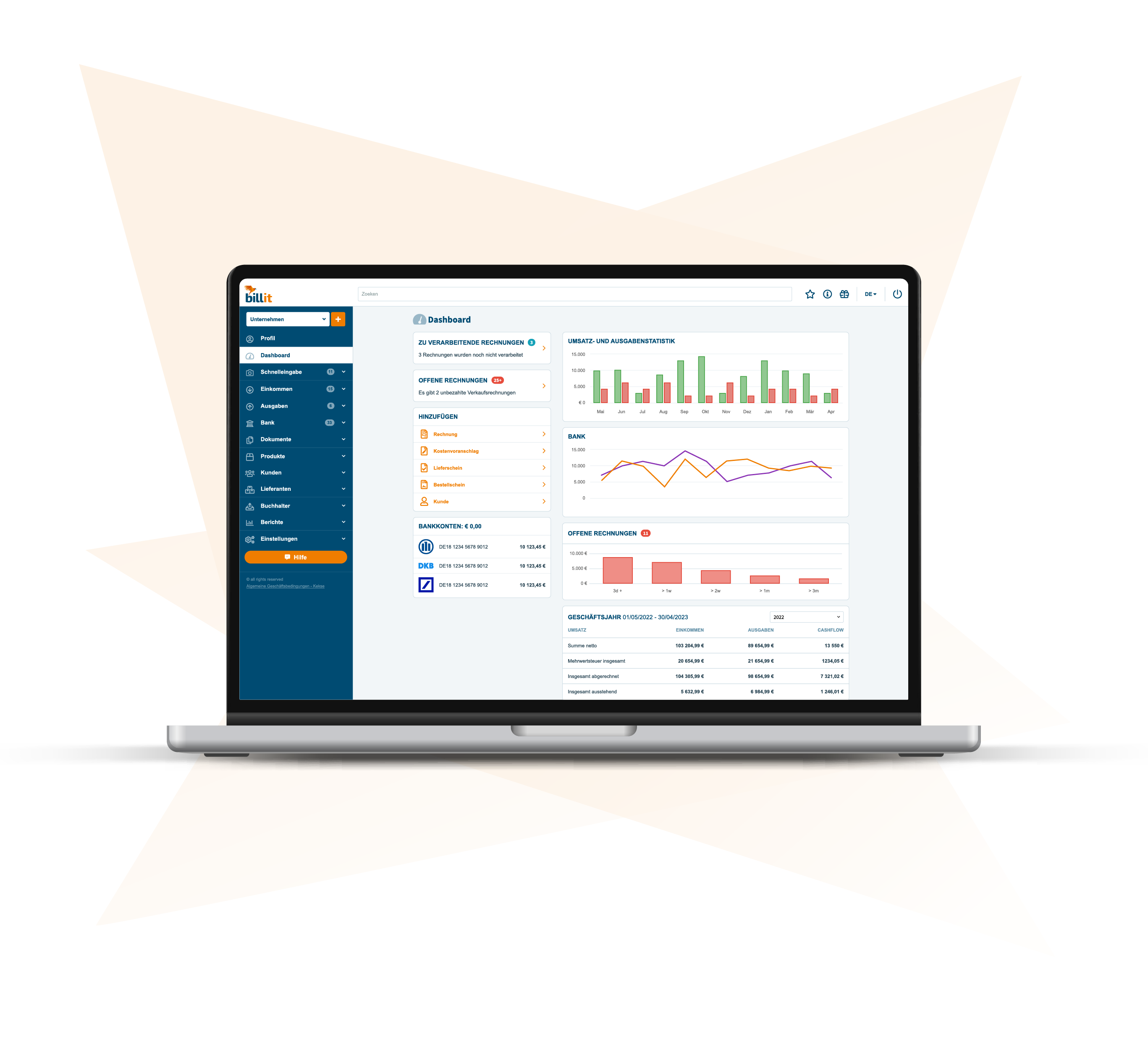 Die Billit-Fakturierungsplattform